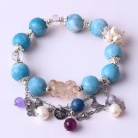 China Custom 4-12mm Natural Gemstone Beaded Bracelets with Healing Properties - 100 Pieces with Custom Charms for sale