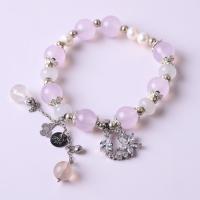 China Customized 10mm Crystal Stone Stretch Bracelets With Healing Energy for sale