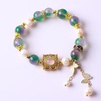 China Customized 10mm Crystal Stone Stretch Bracelets With Healing Energy for sale