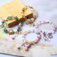 China Customized 10mm Crystal Stone Stretch Bracelets With Healing Energy for sale
