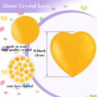 China 20mm Yellow Aventurine Topaz Heart Shaped Crystals - 0.8 Inch Natural Gemstones for Jewelry Making and Meditation for sale