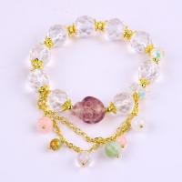 China Natural Gemstone Stretch Bracelet 8mm Healing Crystal Jewelry for Gift Giving for sale
