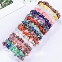 China Natural Gemstone Chakra Bracelet Irregular Chip Gravel Healing Energy Stone Jewelry OEM ODM 8mm for sale