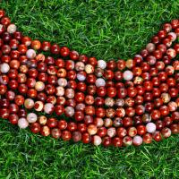 China Natural Red Jasper Round Beads 4-12mm Loose Gemstone Strands for DIY Jewelry Making and Crafts for sale