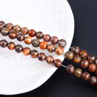 China 8mm Natural Leopard Skin Gemstone Beads 45cm Strand for Jewelry Making DIY - 35g Weight for sale