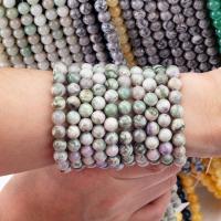 China Natural Unakite Jade Round Loose Bead Strands 4mm to 12mm for DIY Jewelry Making for sale