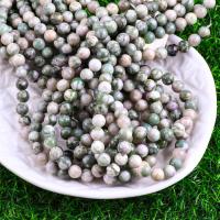China Natural Unakite Jade Round Loose Bead Strands 4mm to 12mm for DIY Jewelry Making for sale