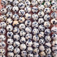 China 8mm Natural Diamatian Gemstone Beads 45cm Strand for Jewelry Making DIY - 35g per Strand for sale