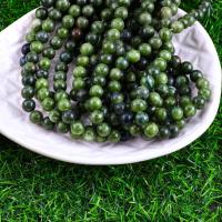 China Natural Southern Jade Round Bead Loose Strands 4-12mm for DIY Jewelry Making for sale