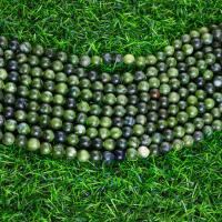China Natural Southern Jade Round Bead Loose Strands 4-12mm for DIY Jewelry Making for sale