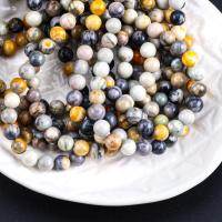 China Natural Picasso Stone Beads 8mm 45cm Strand for Jewelry Making Healing Crystal for sale