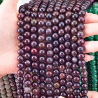China Natural Red Flower Jasper Round Beads 4-12mm Loose Strands for DIY Jewelry Making for sale