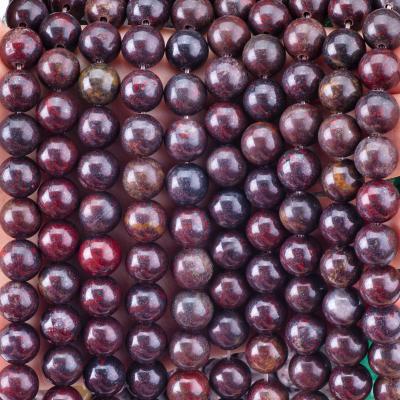 China Natural Red Flower Jasper Round Beads 4-12mm Loose Strands for DIY Jewelry Making for sale