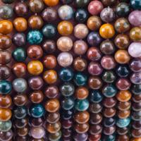 China Natural Ocean Stone Beads 8mm Round Gemstone Strand 45cm for Jewelry Making DIY Healing for sale