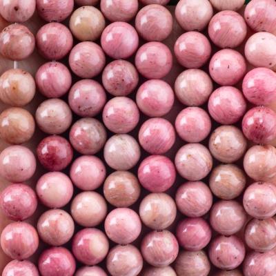 China 8mm Redwood Grain Gemstone Healing Crystal Stone Beads 45cm for Jewelry Making for sale