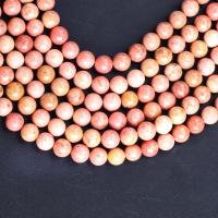 China 8mm Redwood Grain Gemstone Healing Crystal Stone Beads 45cm for Jewelry Making for sale