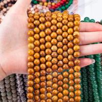 China Natural Wood Jasper Round Loose Beads 4-12mm for DIY Jewelry Making 10 Strands for sale