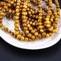 China Natural Wood Jasper Round Loose Beads 4-12mm for DIY Jewelry Making 10 Strands for sale