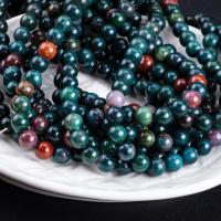 China Natural Blood Stone Round Beads 4-12mm Loose Strands for DIY Jewelry Making for sale