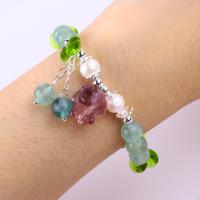 China 8mm Natural Fluorite Bead Bracelet Purple Melody Carving Unisex Jewelry Gift for sale