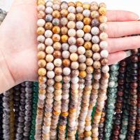 China Natural Chrysanthemum Stone Round Beads 4-12mm Loose Strands for DIY Jewelry Making for sale