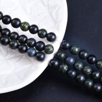 China Natural Crystal Gemstone Curbstone Round Bead Loose Strands 4mm 6mm 8mm 10mm 12mm DIY Jewelry Making for sale