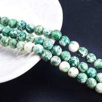 China Natural Crystal Blue Spotted Round Bead Loose Strands 4-12mm for DIY Jewelry Making for sale