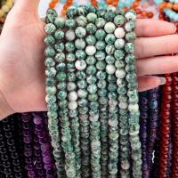 China Natural Crystal Blue Spotted Round Bead Loose Strands 4-12mm for DIY Jewelry Making for sale