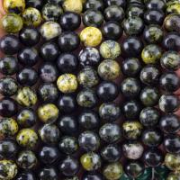 China Natural Serpentine Jade Round Beads 4-12mm Loose Strands for DIY Jewelry Making for sale