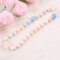 China Morganite Handmade DIY Double Layer Natural Crystal Multifacted Round Bead Bracelet For Gift for sale
