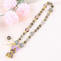 China 7mm Multifaceted Labradorite Freshwater Pearl Bear Charm Beaded Bracelet Unisex Jewelry for sale