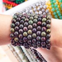 China 8MM Round Natural Dragon Bloodstone Jasper Beads - Bulk Loose Gemstones for Jewelry Making (10 Strands MOQ) for sale