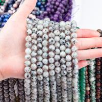 China 8MM Natural Kiwi Jasper Round Beads for Jewelry Making - 10 Strands MOQ, Custom OEM/ODM Available for sale