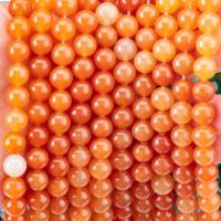 China Natural Red Aventurine 8mm Round Crystal Beads for Jewelry Making Bulk Strands for sale