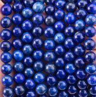 China Natural Lapis Lazuli Round Loose Beads 4-12mm Strands for DIY Jewelry Making for sale