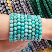 China 8mm Natural Tianhe Gemstone Beads 45cm Strand Blue Healing Crystal Stone for Jewelry Making for sale