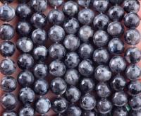 China Natural Black Labradorite Loose Bead Strands 4-12mm Semi Precious Stone for DIY Jewelry Making for sale
