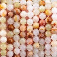 China 8mm Afghan Jade Gemstone Beads 45cm Strand Healing Crystal Stone for Jewelry Making for sale