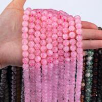 China Natural Rose Quartz Loose Bead Strands 4-12mm Semi Precious Gemstone for DIY Jewelry Making for sale