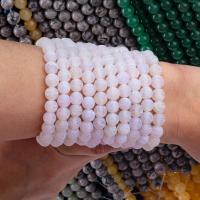 China Natural White Weathered Agate Loose Bead Strands 4-12mm Round Semi Precious Stone for DIY Jewelry Making for sale