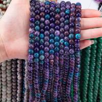China Natural Shinny Weathered Agate Loose Bead Strands 4-12mm Round Semi Precious Stone for DIY Jewelry Making for sale