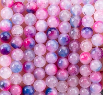 China Natural Orchid Agate Loose Bead Strands 4-12mm Semi Precious Stone for DIY Jewelry Making for sale