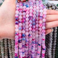 China Natural Orchid Agate Loose Bead Strands 4-12mm Semi Precious Stone for DIY Jewelry Making for sale
