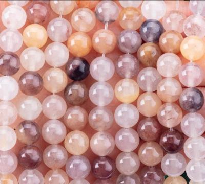 China Natural Violet Stone Loose Bead Strands 4mm Semi Precious Gemstone for DIY Jewelry Making for sale