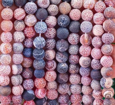 China Dream Weathered Agate Loose Bead Strands 4-12mm Natural Stone for DIY Jewelry Making for sale