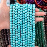 China Natural Turquoise Round Bead Strands 4-12mm for DIY Jewelry Making and Healing Crystal Applications for sale