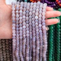 China Natural Grey Weathered Agate Loose Bead Strands 4-12mm Round Semi Precious Stone for DIY Jewelry Making for sale