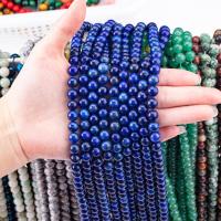 China Dark Lapis Lazuli Gemstone Beads 8mm 45cm Strand for Jewelry Making DIY Healing for sale