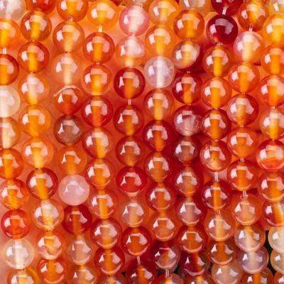 China 8mm Fire Quartz Gemstone Beads 45cm Strand Healing Crystal for Jewelry Making for sale
