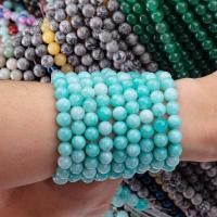 China 8mm Tianhe Stone Crystal Round Bulk Beads for DIY Jewelry Making Earring Necklace for sale